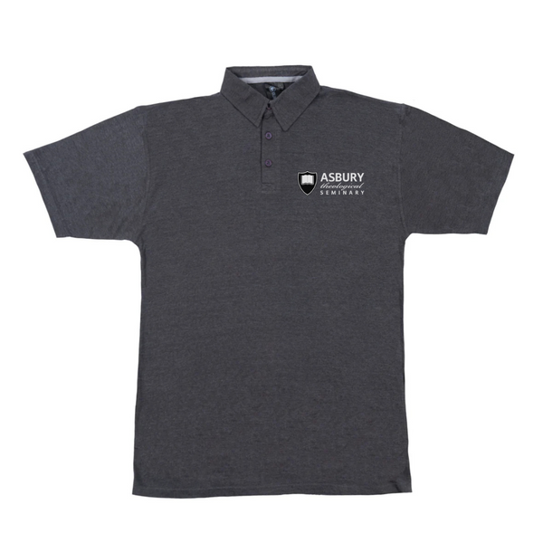 Men's Heather Charcoal Polo – Asbury Seminary Campus Store