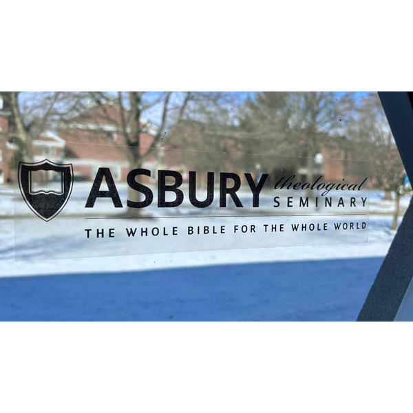 Seminary Logo Window Sticker – Asbury Seminary Campus Store